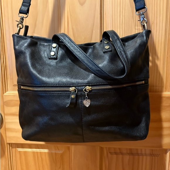 Aspen | Bags | Aspen Black Full Grain Leather Shoulder Bag | Poshmark